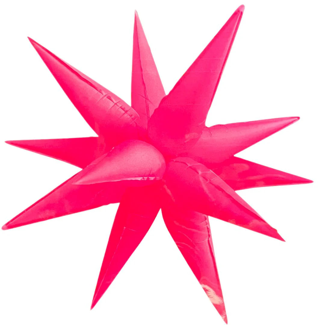 ESTRELLA EXPLOSIVA 40" ROSA NEON STARS BALLON – senorglobo.mx