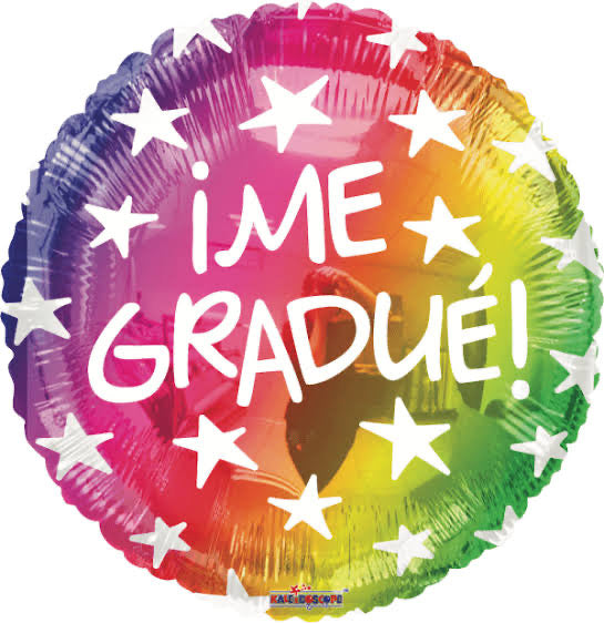 GLOBO METÁLICO 18” GRADUACIÓN ME GRADUÉ – senorglobo.mx