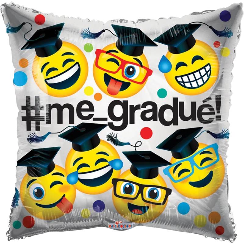 GLOBO METALICO 18" GRADUACION #ME_GRADUE! – senorglobo.mx