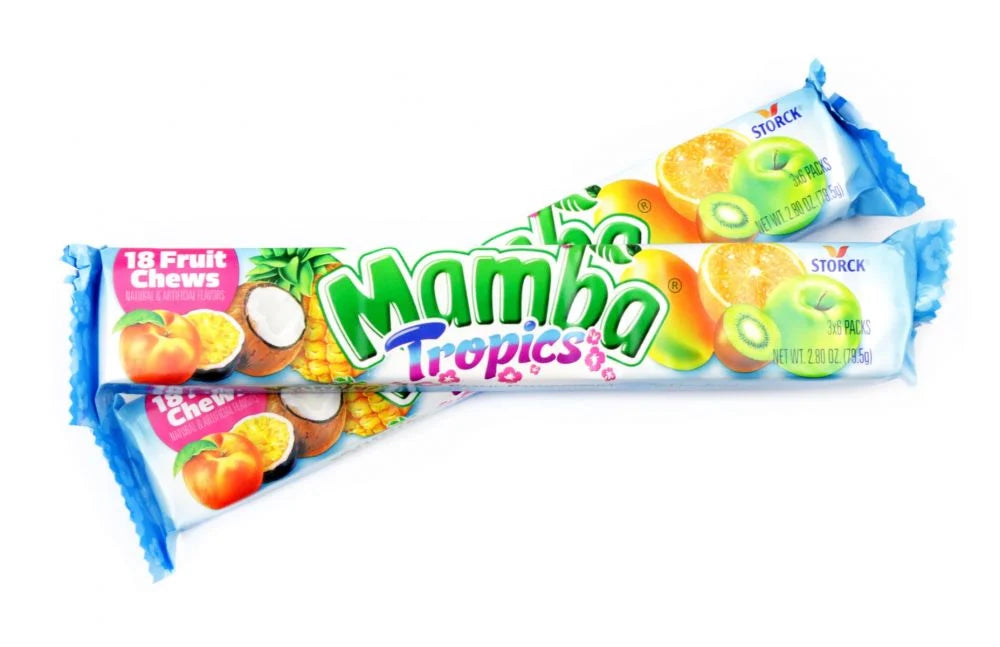 MAMBA TROPICS 18 FRUIT CHEWS – senorglobo.mx
